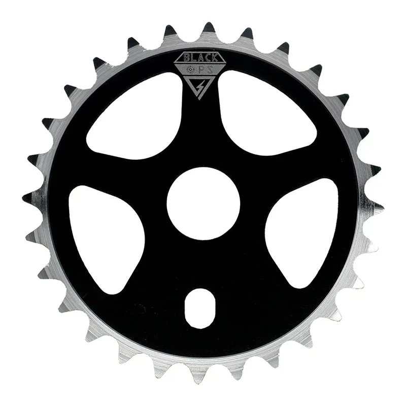 Black Ops 28t Micro Drive Chainring in Black